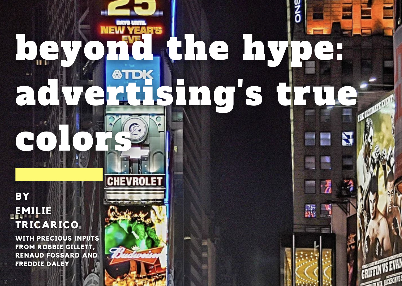 Beyond the hype: advertising’s true colours – Fight The Fire